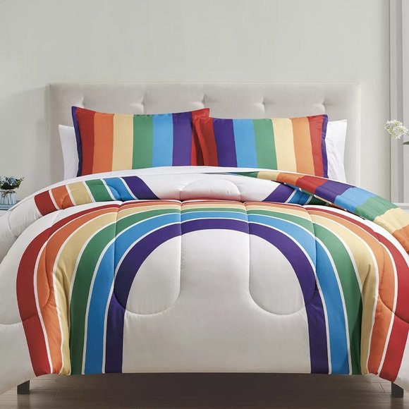 Sunham | Bedding | Ams Rainbow Comforter Set Various Sizes | Poshmark